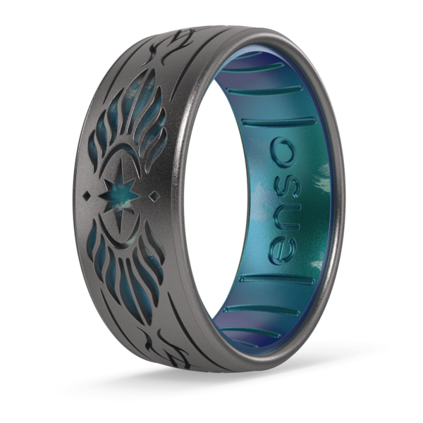 Enso Rings - The Lord of the Rings Silicone Ring - Aragorn's Crown ...