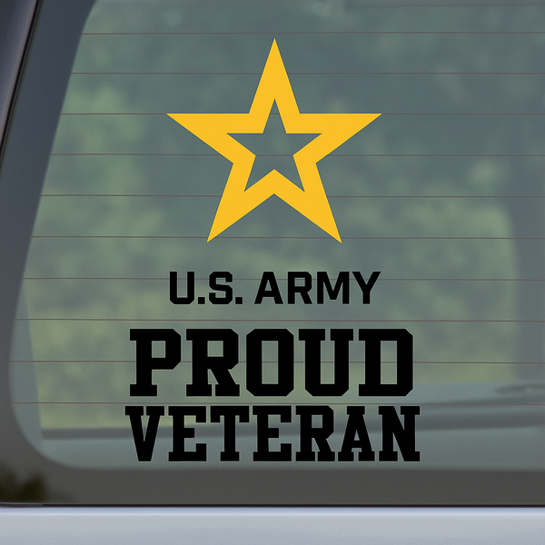 Oak and Liberty - Army Veteran Vinyl Decal - Military & First Responder ...