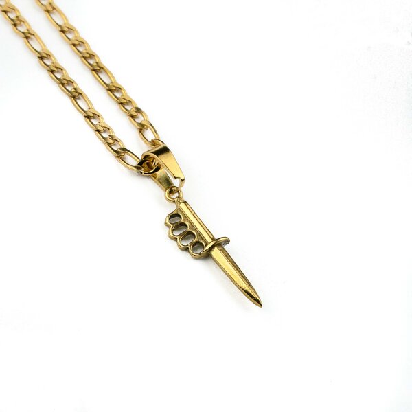Savage Tacticians - Trench Knife Pendant & Chain - Military & First ...