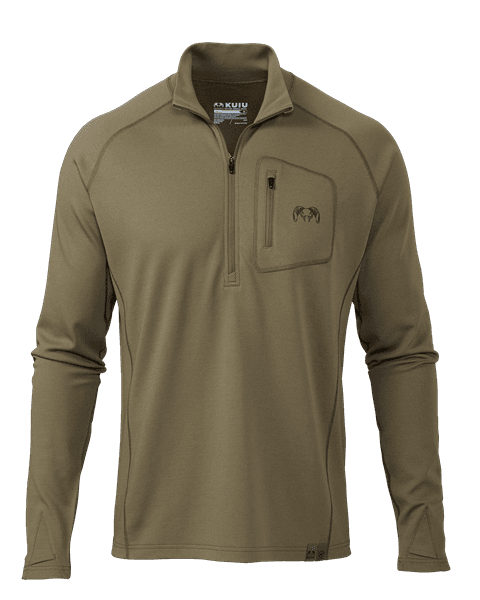 KUIU - PRO Merino 200 Zip-T | Ash - Military & First Responder ...