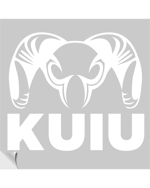 KUIU - KUIU Cut Vinyl Decal | White - Military & First Responder ...