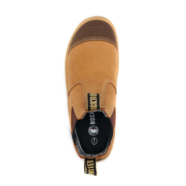 Rock Rooster Footwear - ROCKROOSTER Gammon Tan 6 inch Slip On Leather ...