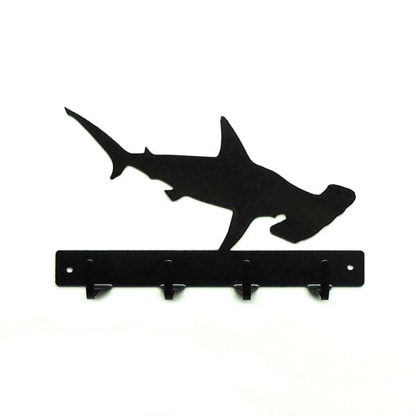 Knob Creek Metal Arts - Hammerhead Shark Key Rack - Military & First ...