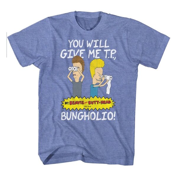 American Classics - Men's Beavis And Butthead Give Me T.P. Bungholio T ...