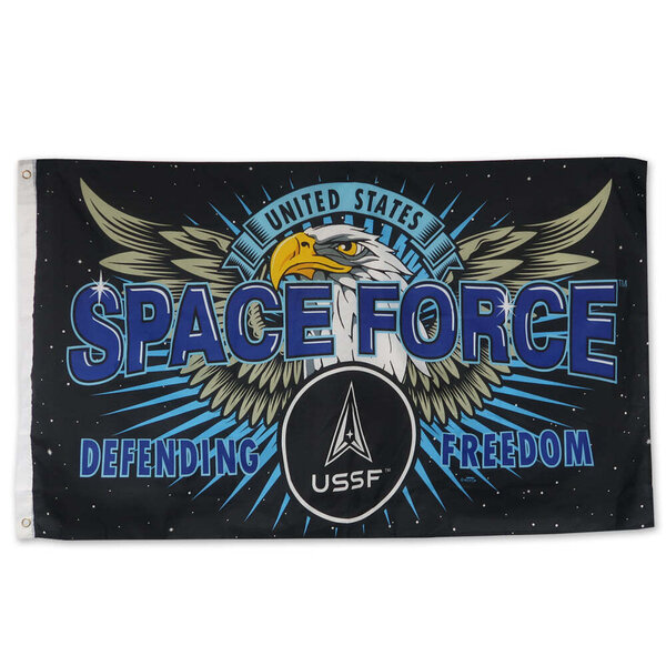 Air Force Gear - United States Space Force Defending Freedom Flag (3'x5 ... Air Force Gear - United States Space Force Defending Freedom Flag (3'x5 ...