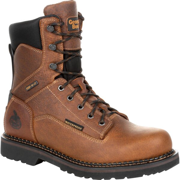 Georgia Boot - Men's 8" Giant Revamp Waterproof Work Boots - Military ...