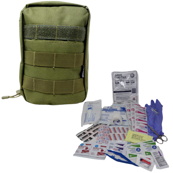 McGuire Army Navy - IFAK Pouch w/ 48-Piece First Aid Kit Insert ...