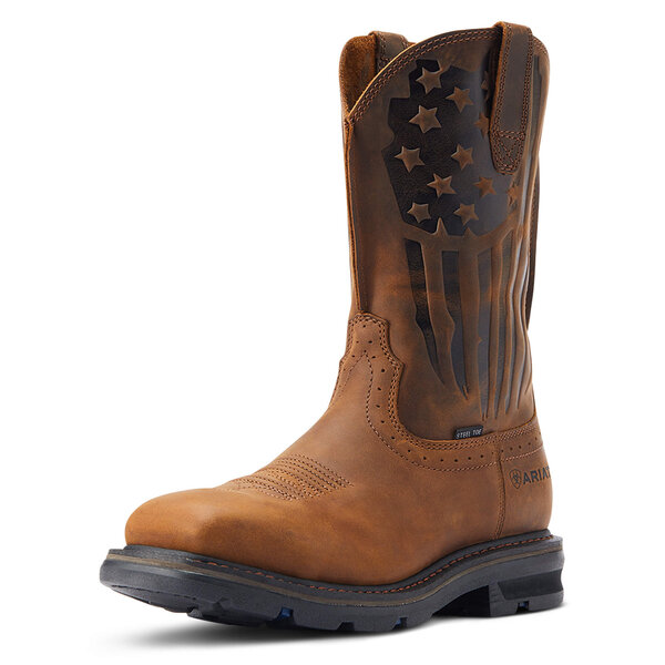 Ariat - Men's Sierra Shock Shield Patriot Steel Toe Work Boots ...
