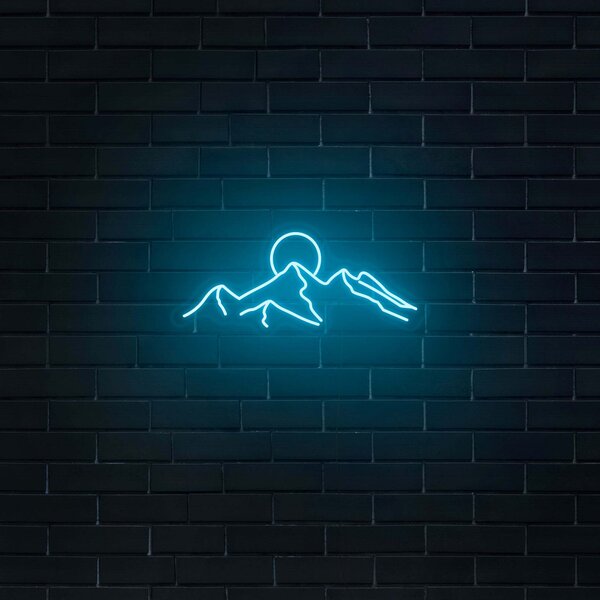 Nuwave Neon - 'Mountain Sunset' Neon Sign - Military & First Responder ...