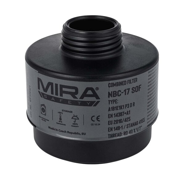 MIRA Safety - Lightweight CBRN Gas Mask Filter - NBC-17 SOF 40mm NATO ...