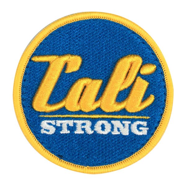CALI Strong - CALI Strong Blue Gold Round 3D Hook-and-Loop Morale Patch ...