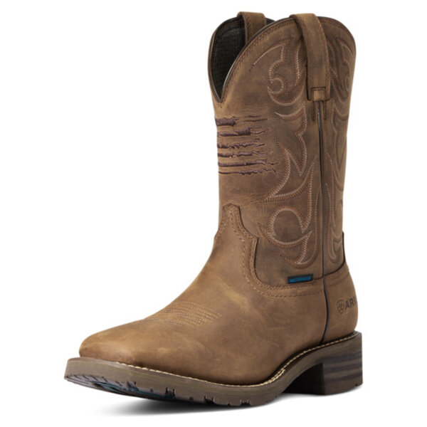Ariat - Men's Hybrid Patriot Waterproof Cowboy Boot - Military & Gov't ...