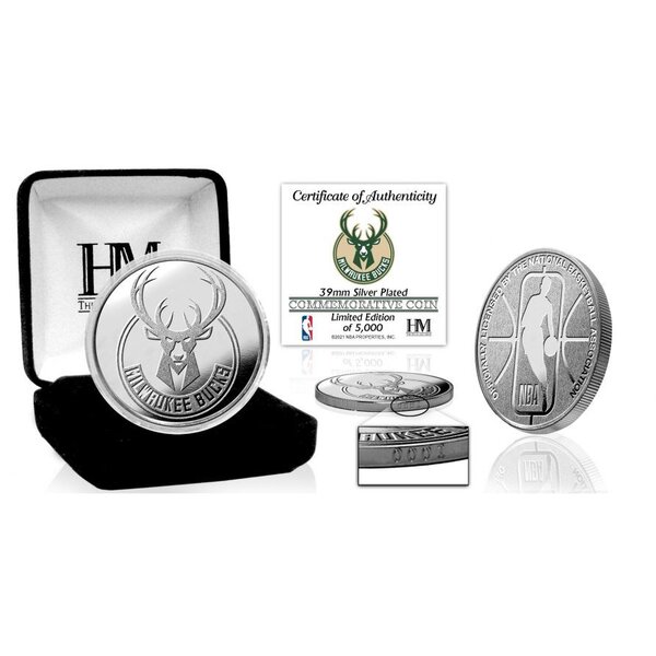 The Highland Mint - Milwaukee Bucks Silver Mint Coin - Discounts for ...