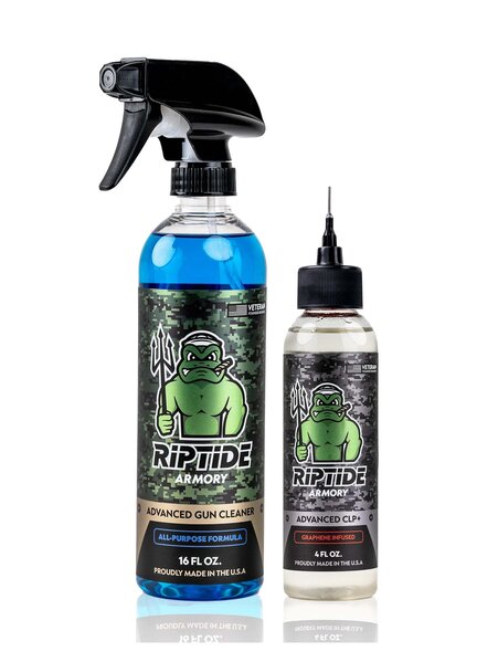 Riptide Armory - 2 Bottle Kit (Cleaner & CLP) - Military & First ...