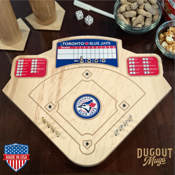 Dugout Mugs - Toronto Blue Jays Baseball Board Game with Dice ...