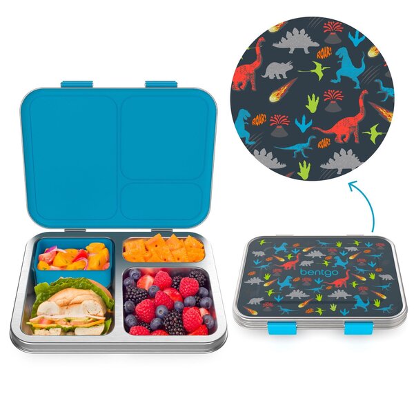 Bentgo - Kids Prints Stainless Steel Lunch Box - Discounts for Veterans ...