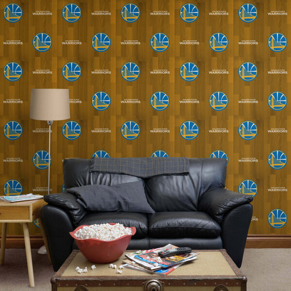 Fathead - Golden State Warriors (Yellow): Hardwood Pattern - Officially ...