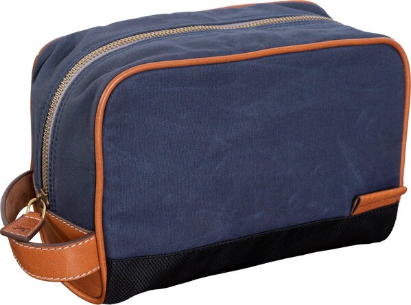 Boarding Pass - Hey Handsome Waxed Canvas Dopp Kit - Navy - Military ...