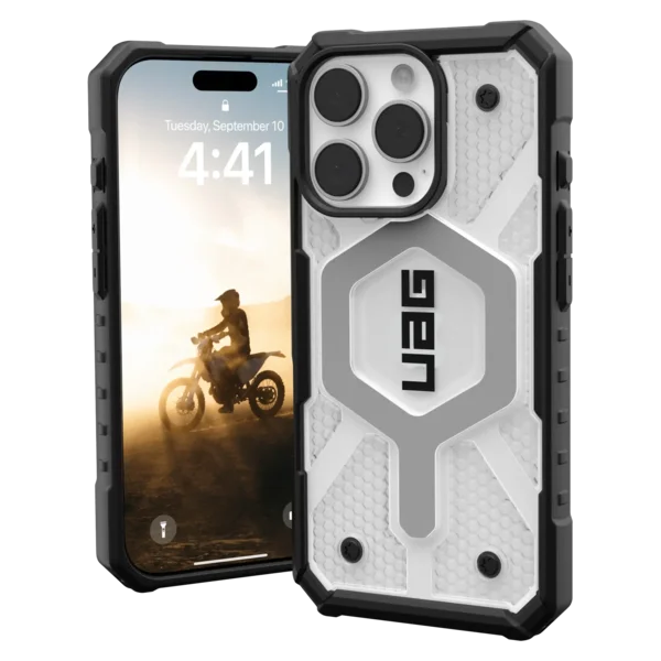 UAG - Pathfinder Clear Magsafe Case For Apple iPhone 16 Pro - Military ...