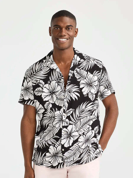 Chubbies - Rayon Sunday Shirt (Visual Ferner) - Military & First ...