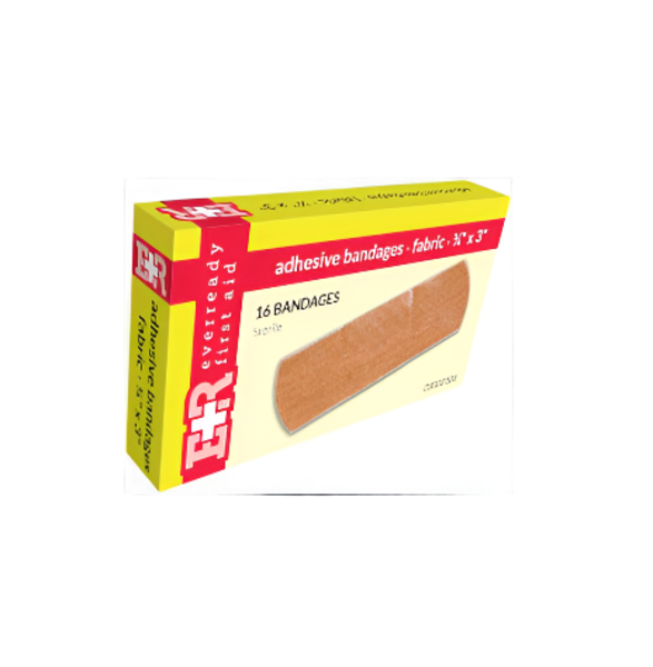 MediTac Kits - Ever Ready First Aid Adhesive Bandages, Flexible Fabric ...