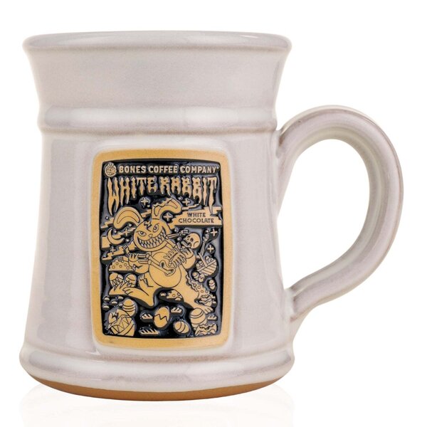 Bones Coffee Company - White Rabbit Handthrown Mug - Military & First ...
