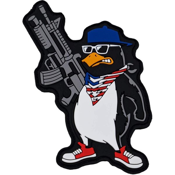 Combat Iron Apparel™ - Patriotic Penguin PVC Patch - Military & First ...