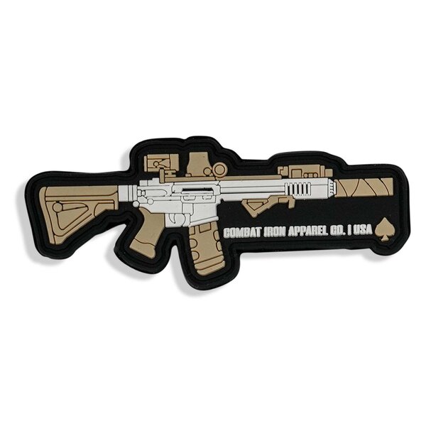 Combat Iron Apparel™ - Long Range Pew Pew Rifle Pvc Patch - Military & First Responder Discounts ...