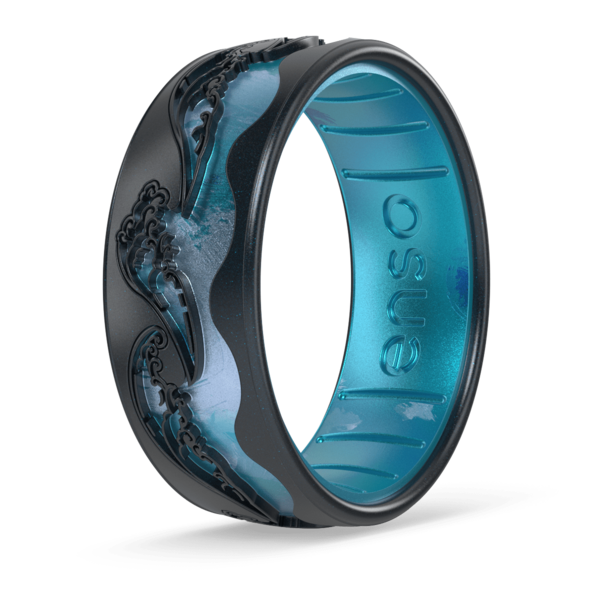 Enso Rings - Etched Silicone Ring - Whitecap - Military & First ...